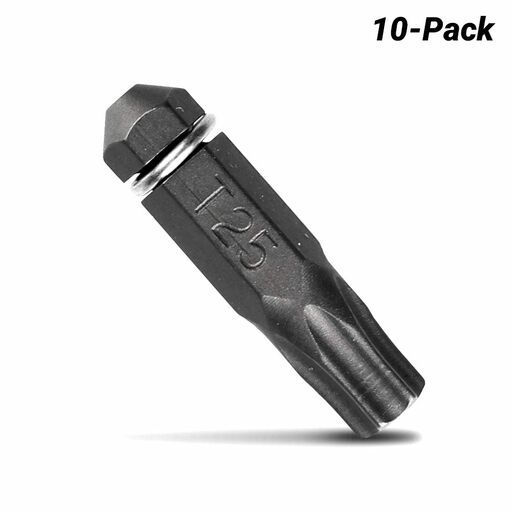 Simpson Strong-Tie BITTX25-RC10 10-Pack T-25 6-Lobe Quik Drive Drive Bit