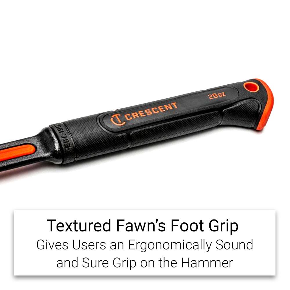 Crescent CHSGP20R 20oz Steel General Purpose Hammer