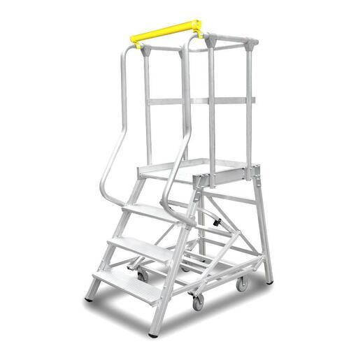Climbrite CLIOP4 4 Step 200kg 1.96m Industrial Order Picker Platform Ladder