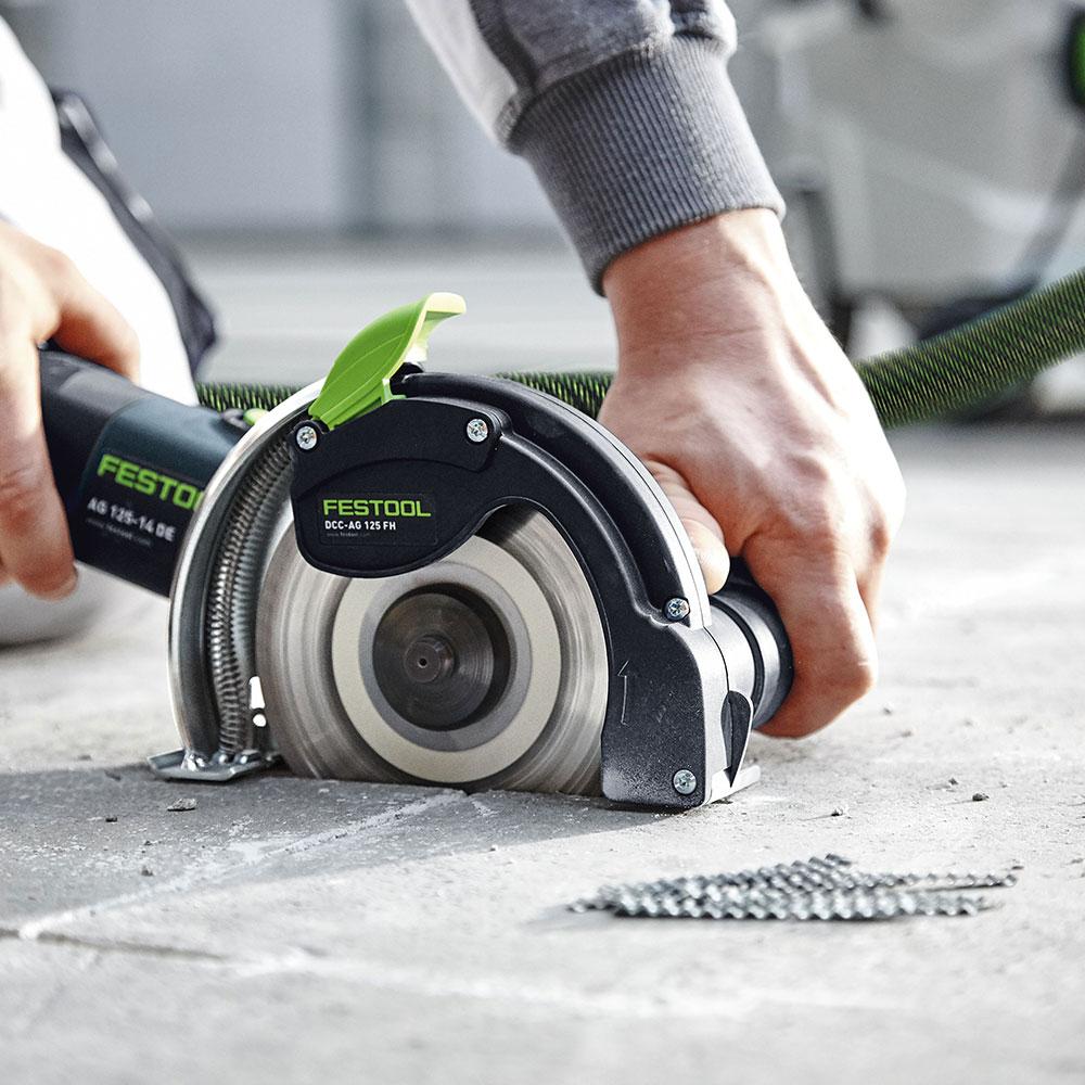 Festool DSC-AG 125 FH-Plus (576554) 1400W 125mm (5") Freehand Diamond ...