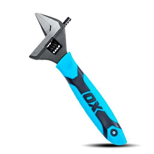 OX Tools OX-P324608 200mm (8") Ultra Wide Jaw Adjustable Wrench