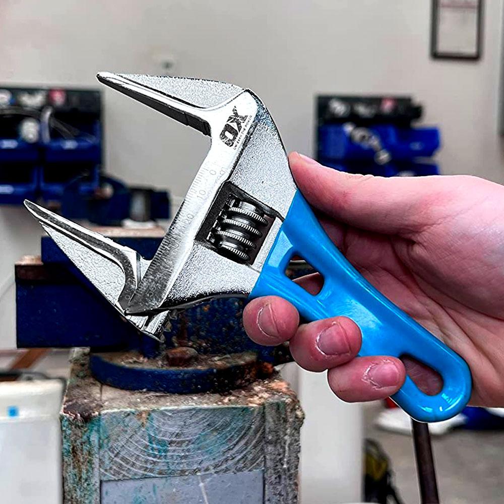 OX Tools OX-P560507 180mm (7") Extra Wide Jaw Adjustable Stubby Wrench