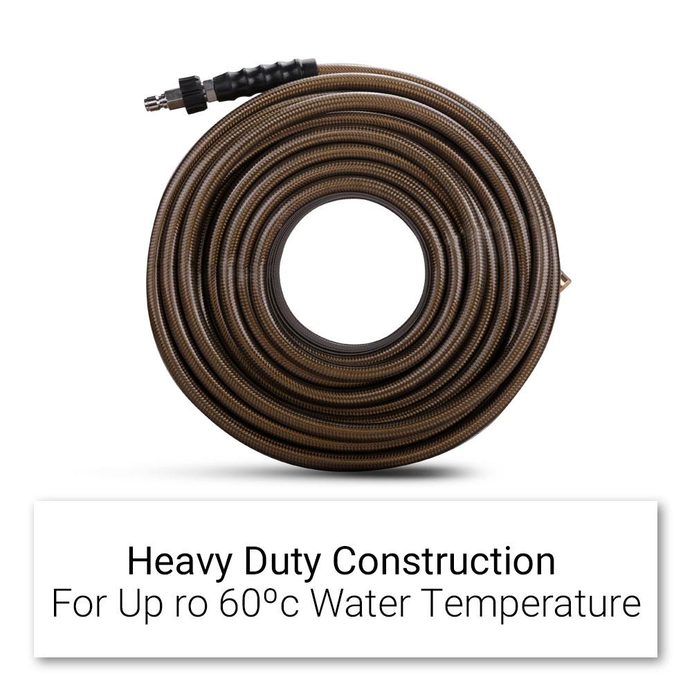 Super Hydro SHM50 Hose 50M 3/8" Non Marking Wire Braided Hose 4850PSI ...