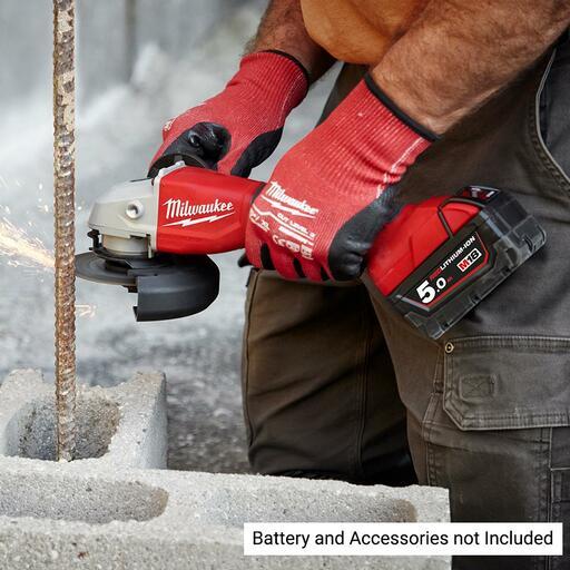 Milwaukee M18BLSAG125XPD0 18V Li-ion Cordless Brushless 125mm (5 ...