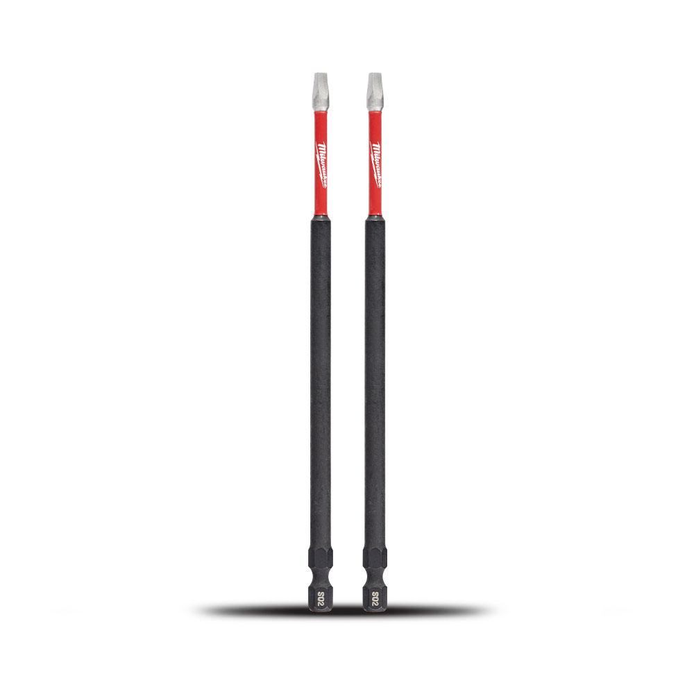 Milwaukee 48324905 2-Pack SHOCKWAVE™ Square Recess #2 6" x 150mm Power ...