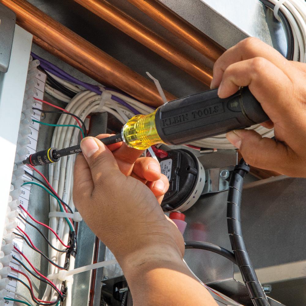 Klein A-32304 14-in-1 HVAC Adjustable Length Impact Screwdriver with ...