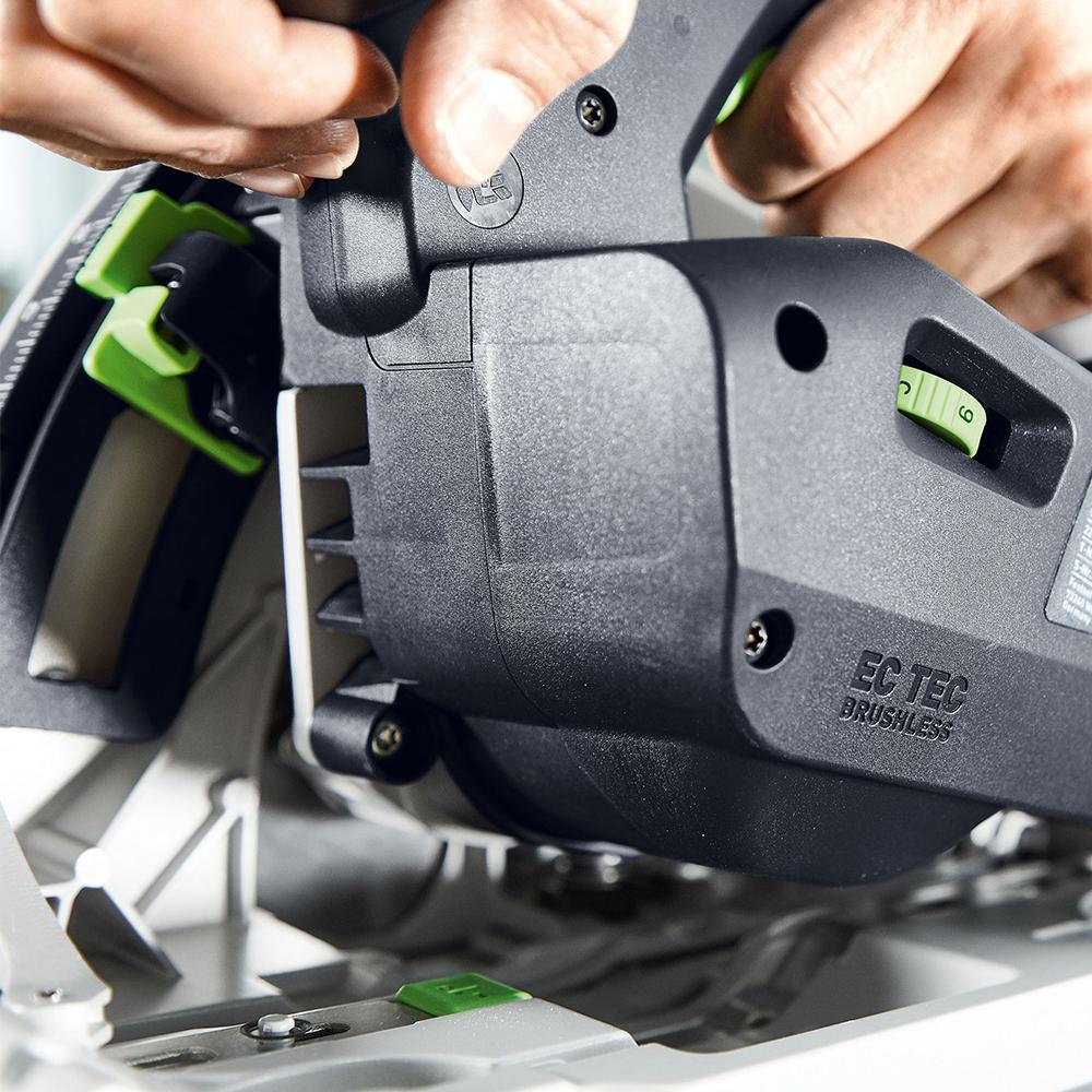 Festool TS 60 KEBQ-Plus (576723) 1500W 168mm (6-1/2") Brushless Plunge ...