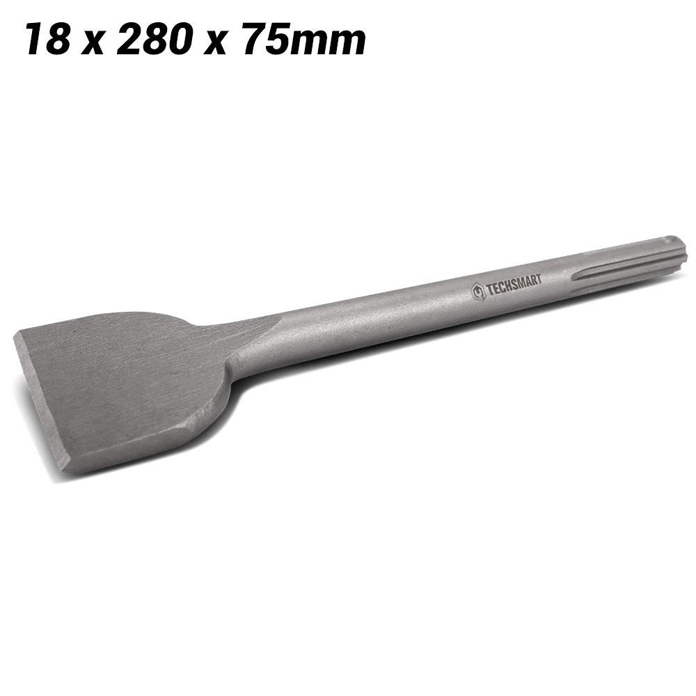 Techsmart TMC2801875 18mm x 280mm x 75mm SDS Max Chisel