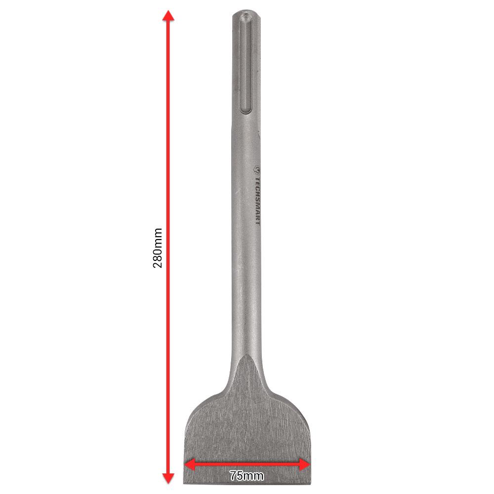 Techsmart TMC2801875 18mm x 280mm x 75mm SDS Max Chisel