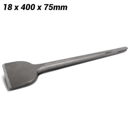 Techsmart TMC4001875 18mm x 400mm x 75mm SDS Max Chisel