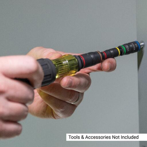 Klein A-32900 7-in-1 Flip Impact Socket Set with Handle