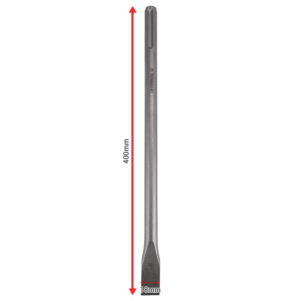 Techsmart TMFC40018 18mm x 400mm x 25mm SDS Max Flat Chisel