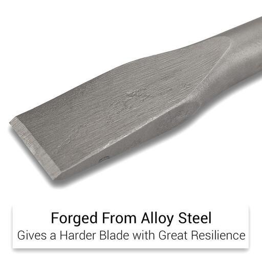 Techsmart TPHFC41030 30mm x 410mm x 30mm 30mm Hex Heavy Duty Chisel