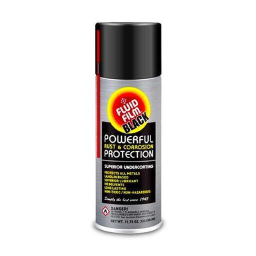 Fluid Film FLUFLM_AS_333G_BLACK 333G (Grade 2) Black Aerosol Can Rust ...