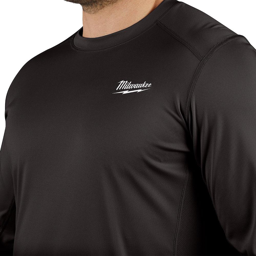 Milwaukee 415B WORKSKIN Light Long Sleeve Black Shirt