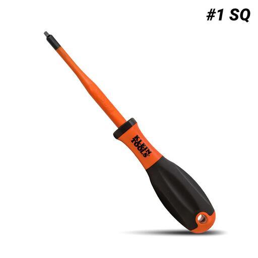 Klein A-32318-INS #1 Square Drive DE Insulated Screwdriver