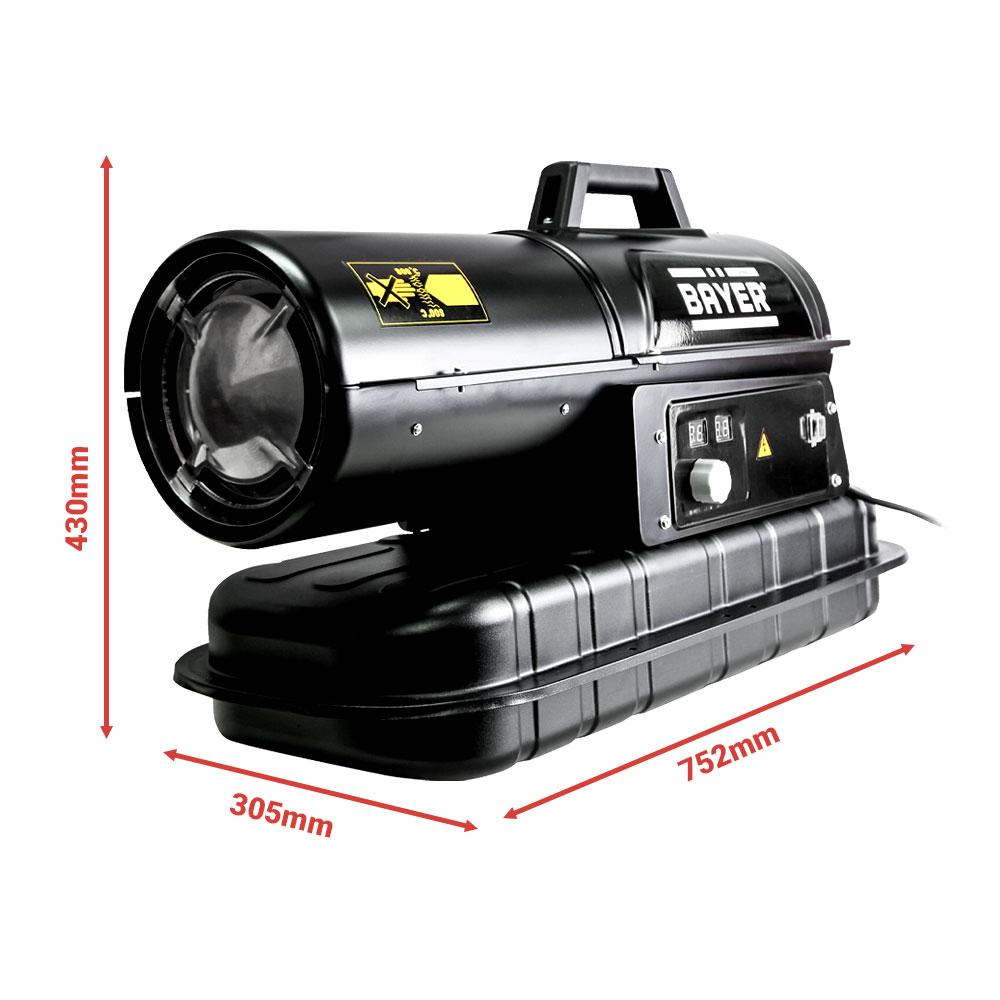 Bayer BDH20KW 20kW Portable Industrial Forced Diesel Heater