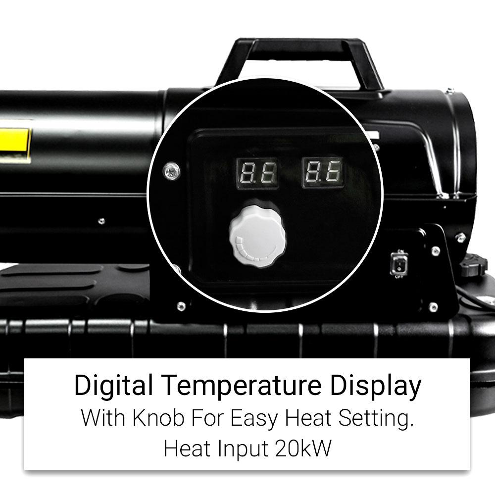 Bayer BDH20KW 20kW Portable Industrial Forced Diesel Heater