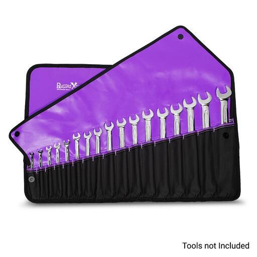 Rugged Xtremes RX03B612PU 17 Pocket PVC Spanner Roll