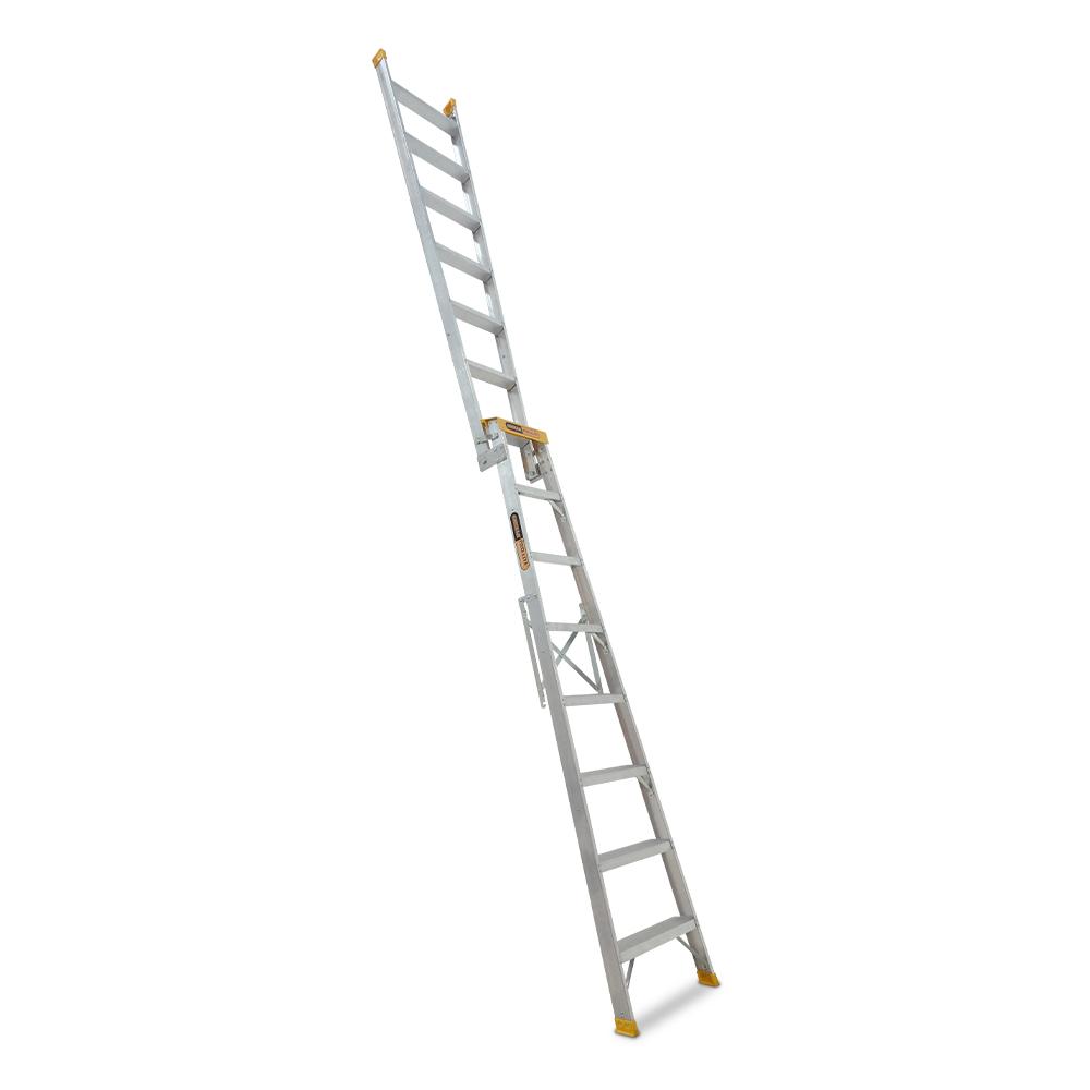 Gorilla DM008-PRO 8-Step 2.4-4.5m 150kg Pro-Lite Aluminium Dual Purpose ...