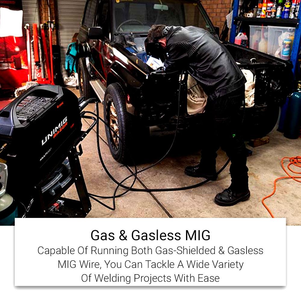 UNIMIG U11007K 240V RAZOR 3-in-1 Multi 175 MIG/TIG/STICK Welder