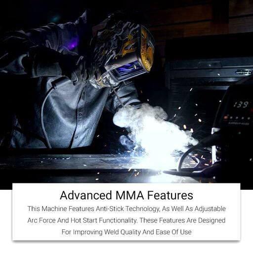 UNIMIG U11007K 240V RAZOR 3-in-1 Multi 175 MIG/TIG/STICK Welder