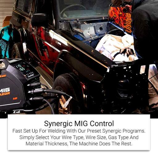 UNIMIG U11008K 240V RAZOR 3-in-1 Multi 220 MIG/TIG/STICK Welder