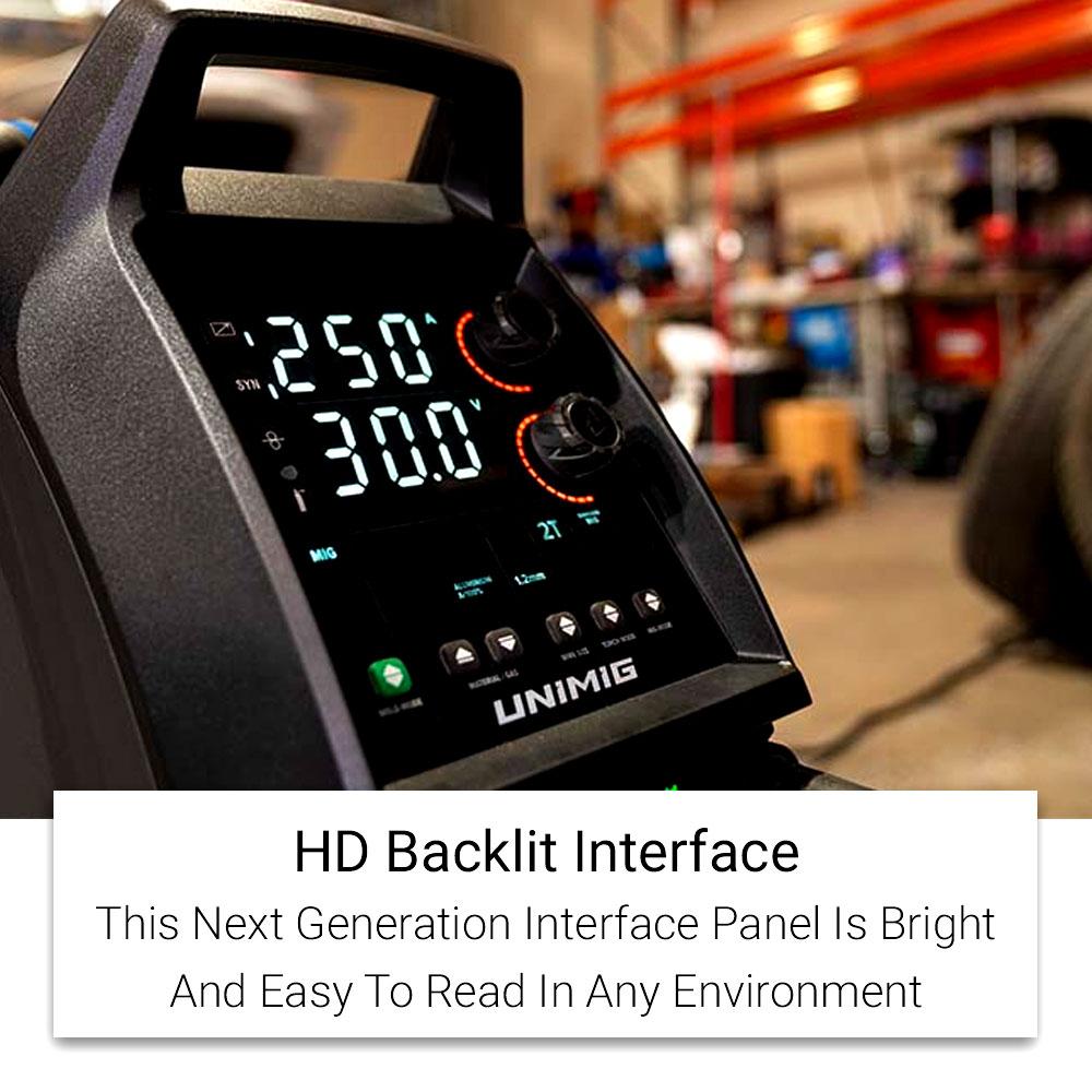 UNIMIG U11010K 240V RAZOR Compact 3-in-1 Multi 250 MIG/TIG/STICK Welder