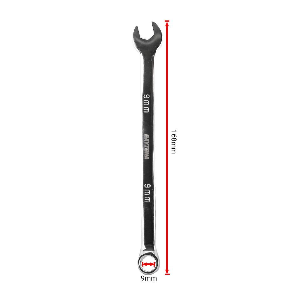 Daytona DVS9 9mm Metric Extra Long Combination Spanner V Groove