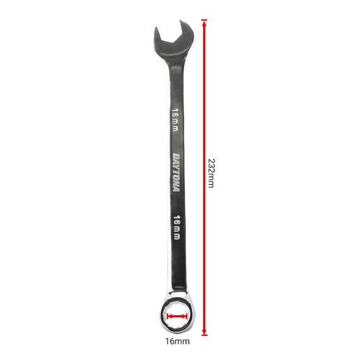 Daytona DVS16 16mm Metric Extra Long Combination Spanner V Groove