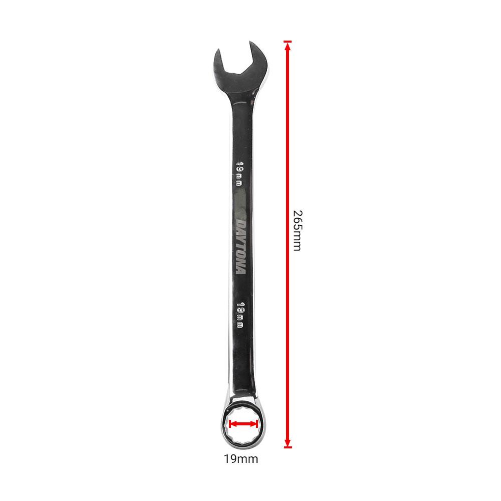 Daytona DVS19 19mm Metric Extra Long Combination Spanner V Groove