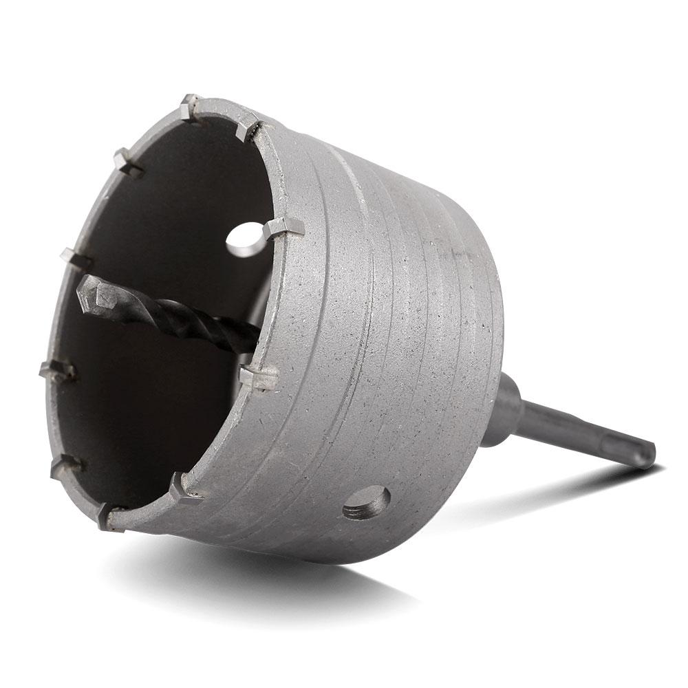 Techsmart THCT90 M16 90mm x 50mm SDS Plus TCT Hole Cutter Light Weight ...