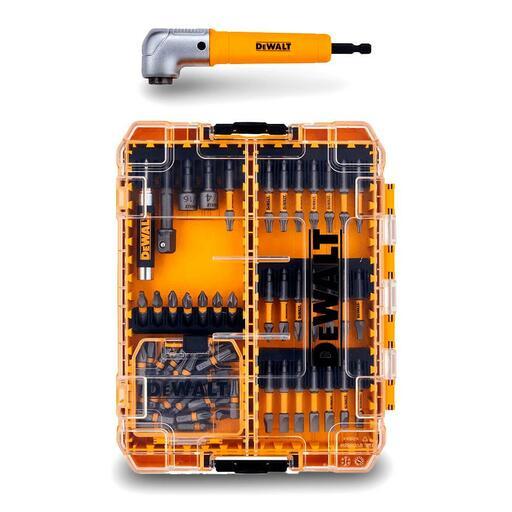 DeWalt DWAF60RASET 60pce MAX FIT Screwdriver Bit Set With Right Angle ...