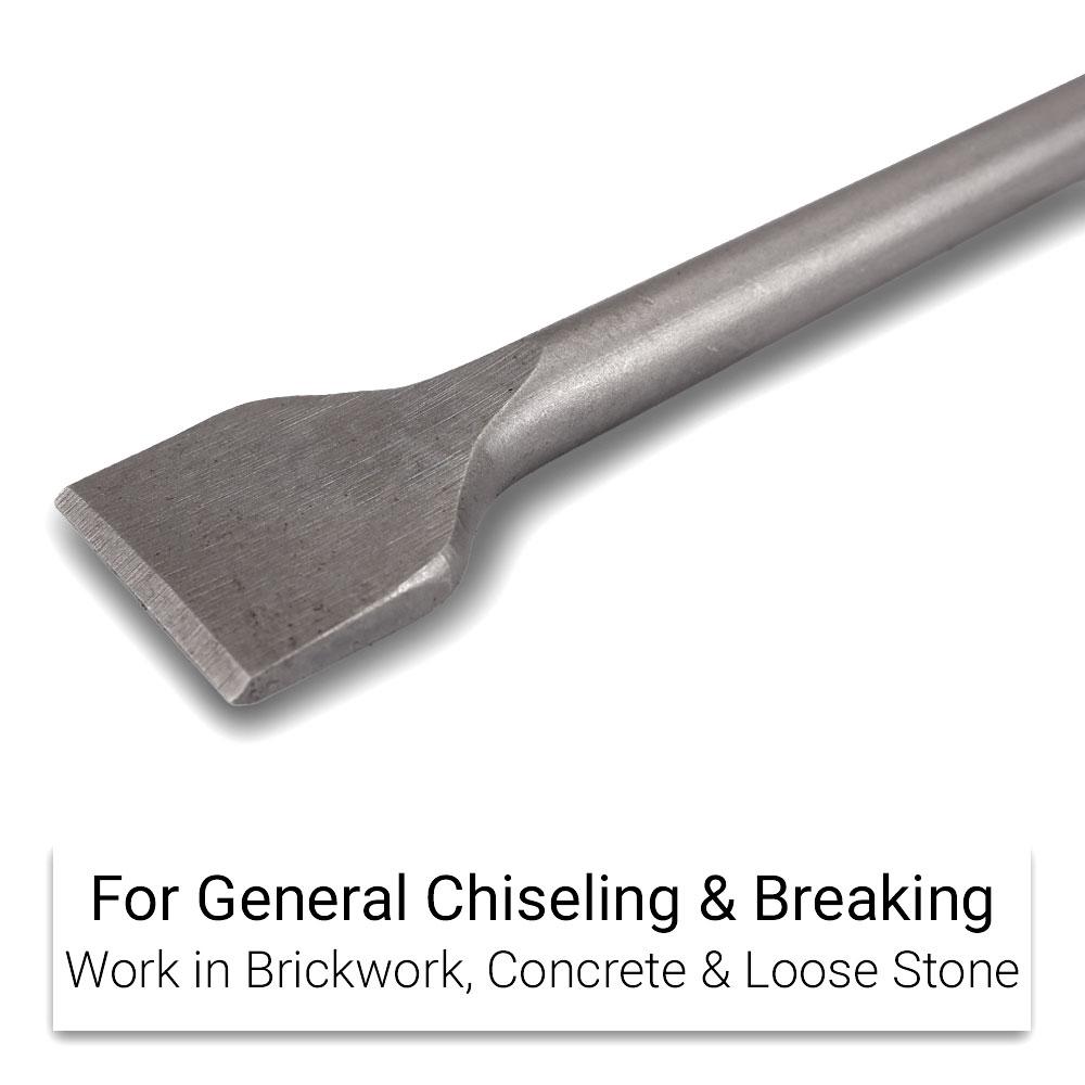 Techsmart TMC4001850 18mm x 400mm x 50mm SDS Max Chisel