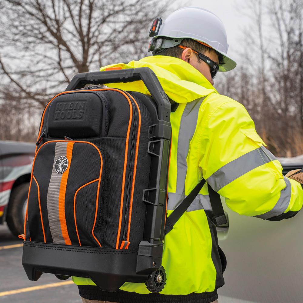 Klein A-55604 Tradesman Pro Rolling Tool Backpack
