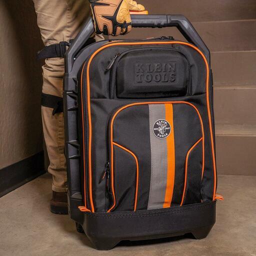 Klein A-55604 Tradesman Pro Rolling Tool Backpack