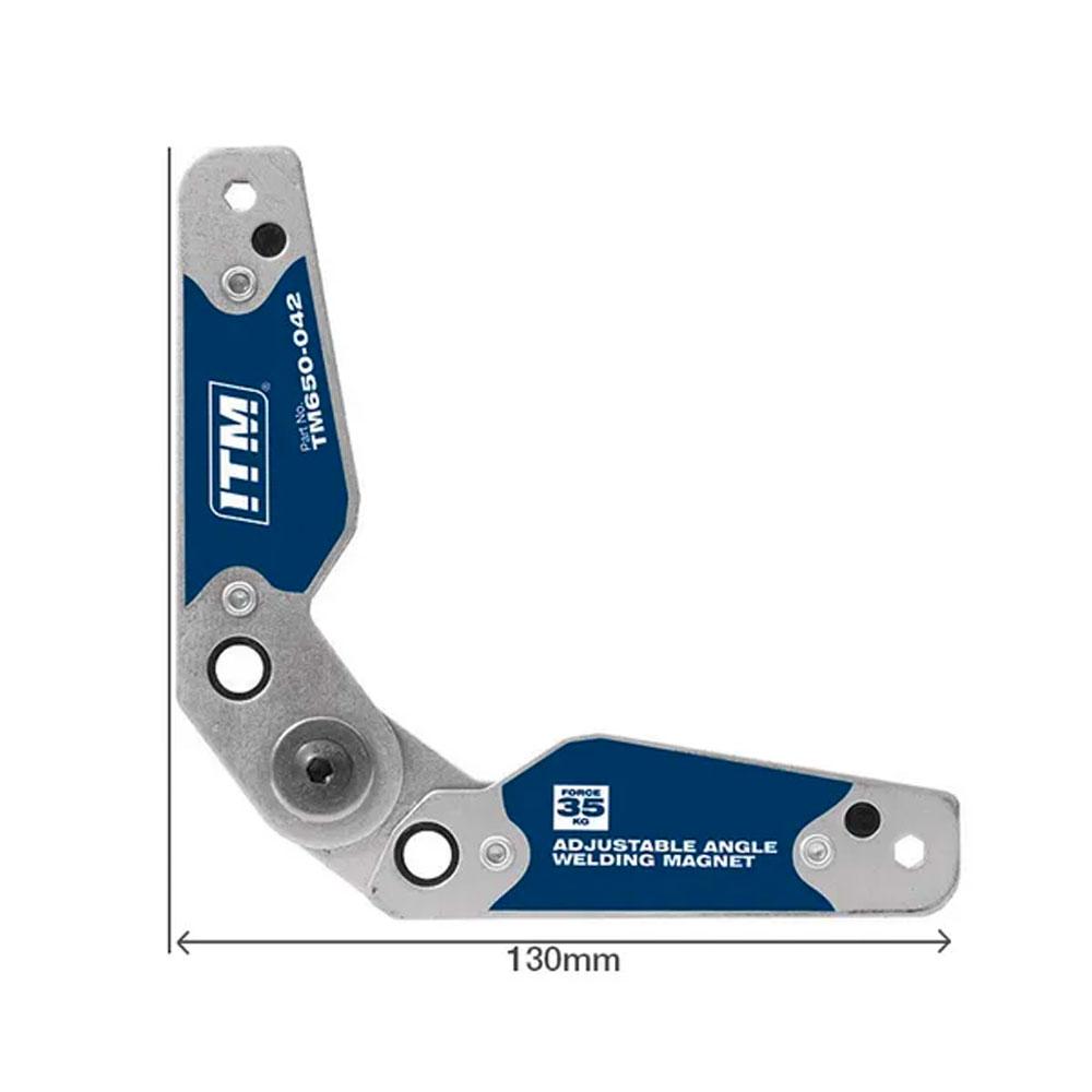 ITM TM650-042 130mm 35kg Inside & Outside Adjustable Angle Welding Magnet