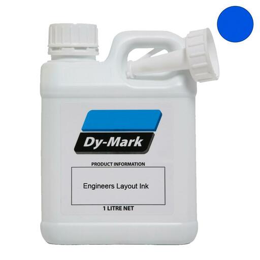 Dy-Mark 24010103 1L Engineers Layout Ink - Blue