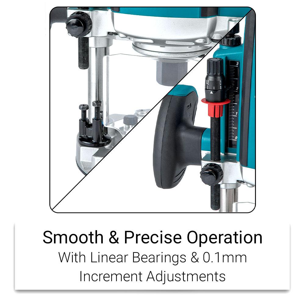 Makita RP2301FC05 2100W 12.7mm (1/2") Plunge Router