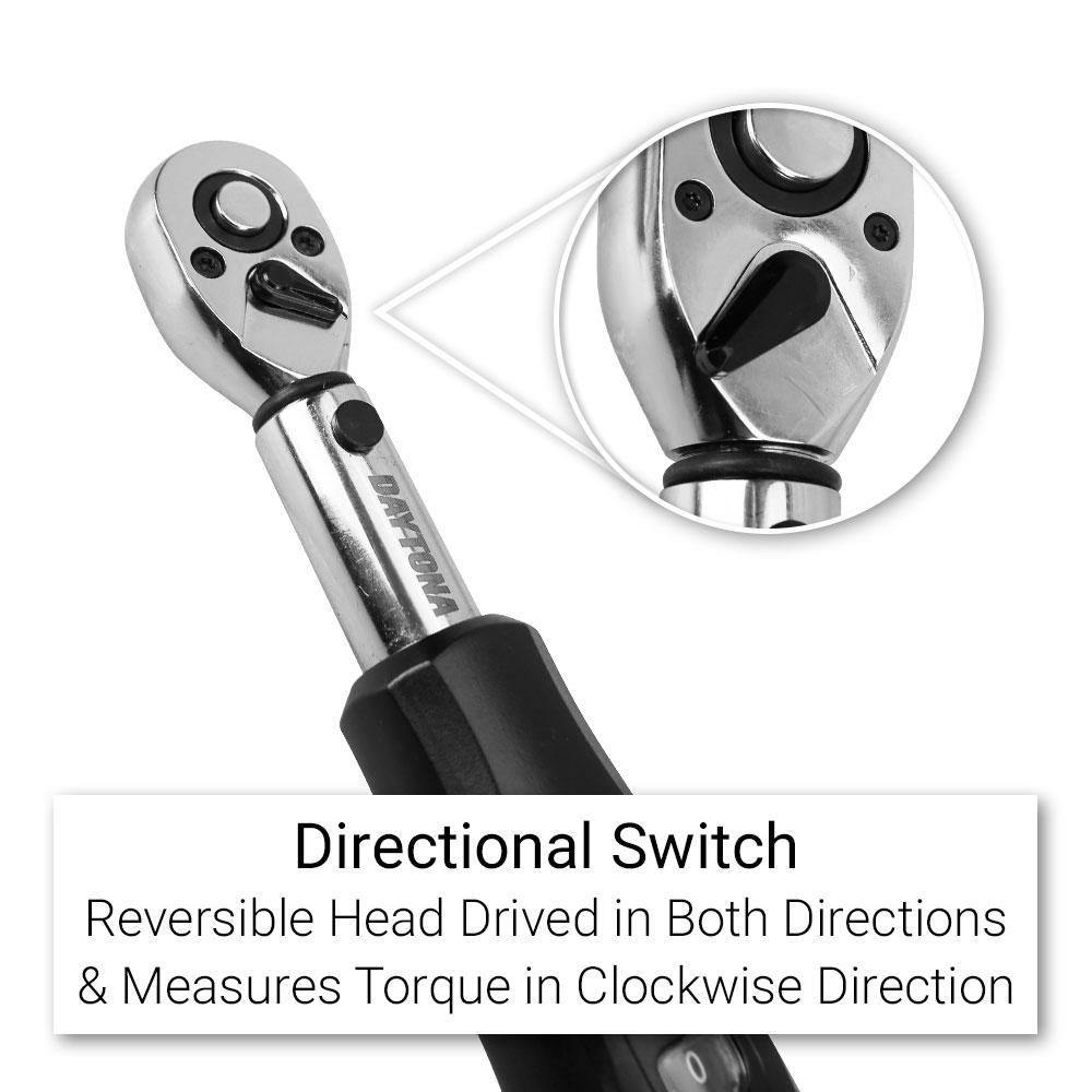Daytona D14TW25NMWT 1/4" Drive 240mm Window Type Torque Wrench 2-25NM
