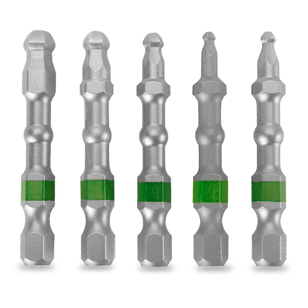 Xtorque XASSHX50 5pce HEX Assorted Ball Point 50mm Driver Bit Set