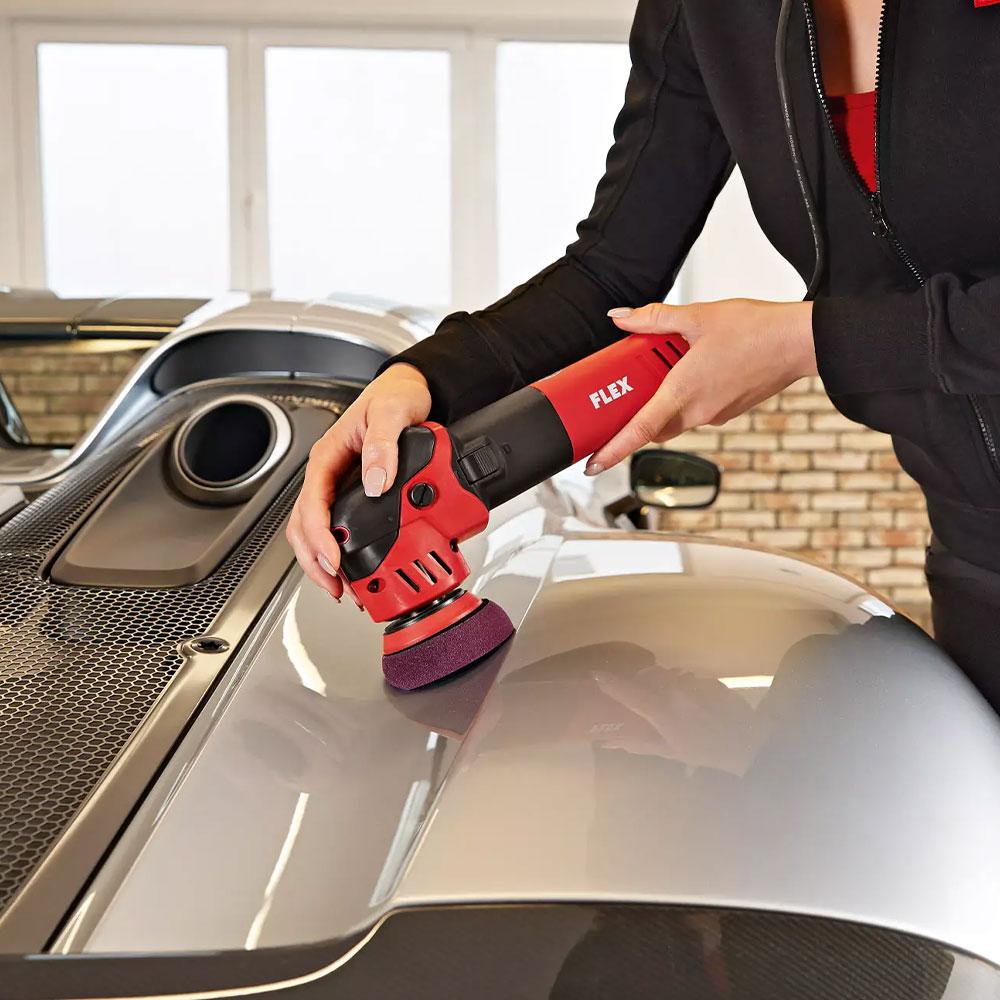 Flex XFE7-12-80 (530981) 700W 80mm (3") High Torque Variable Speed Roto Polisher Random Orbit ...