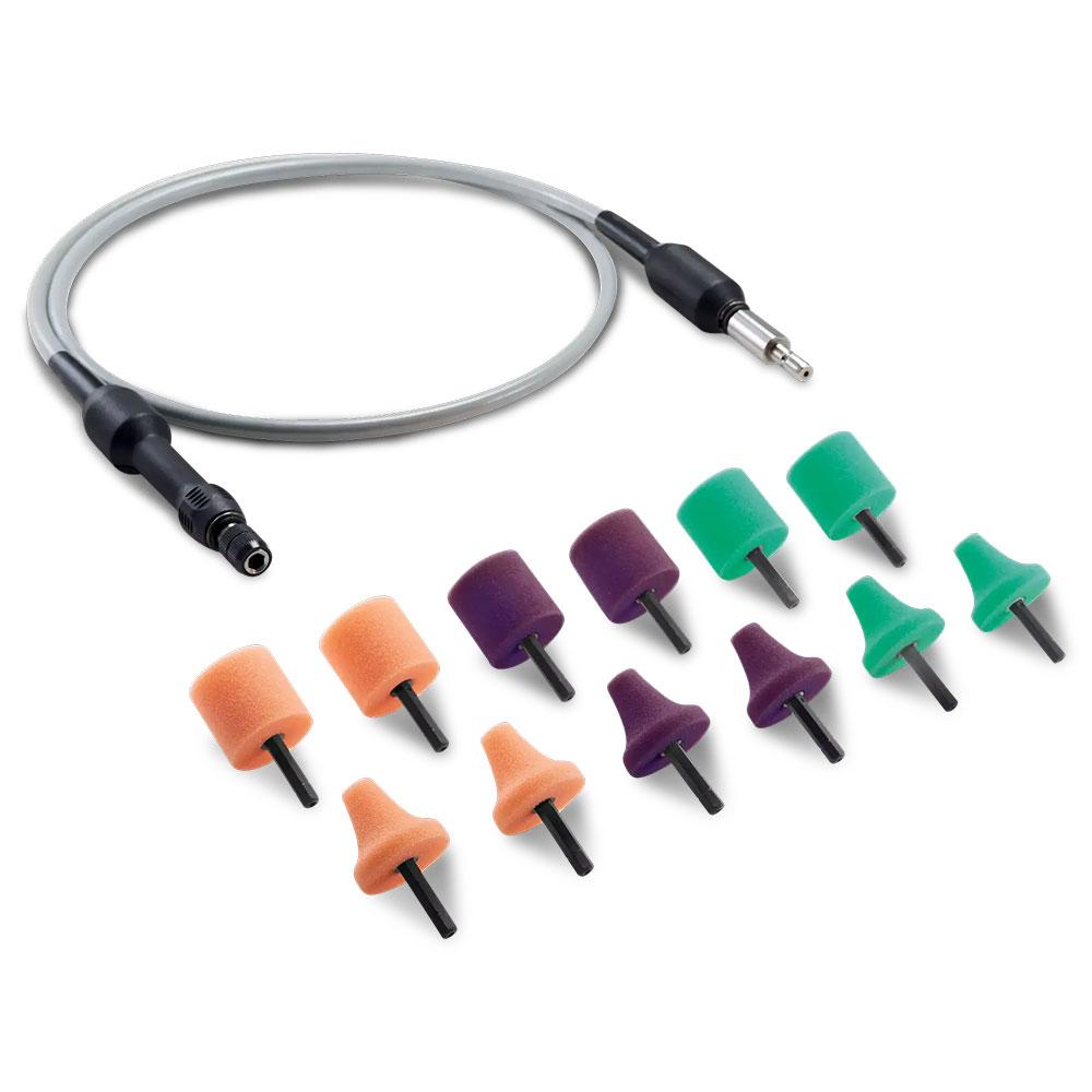 Flex FS140-SET (531008) 12pce Assorted Polishing Sponge Set With CW Flex Shaft in L-BOXX