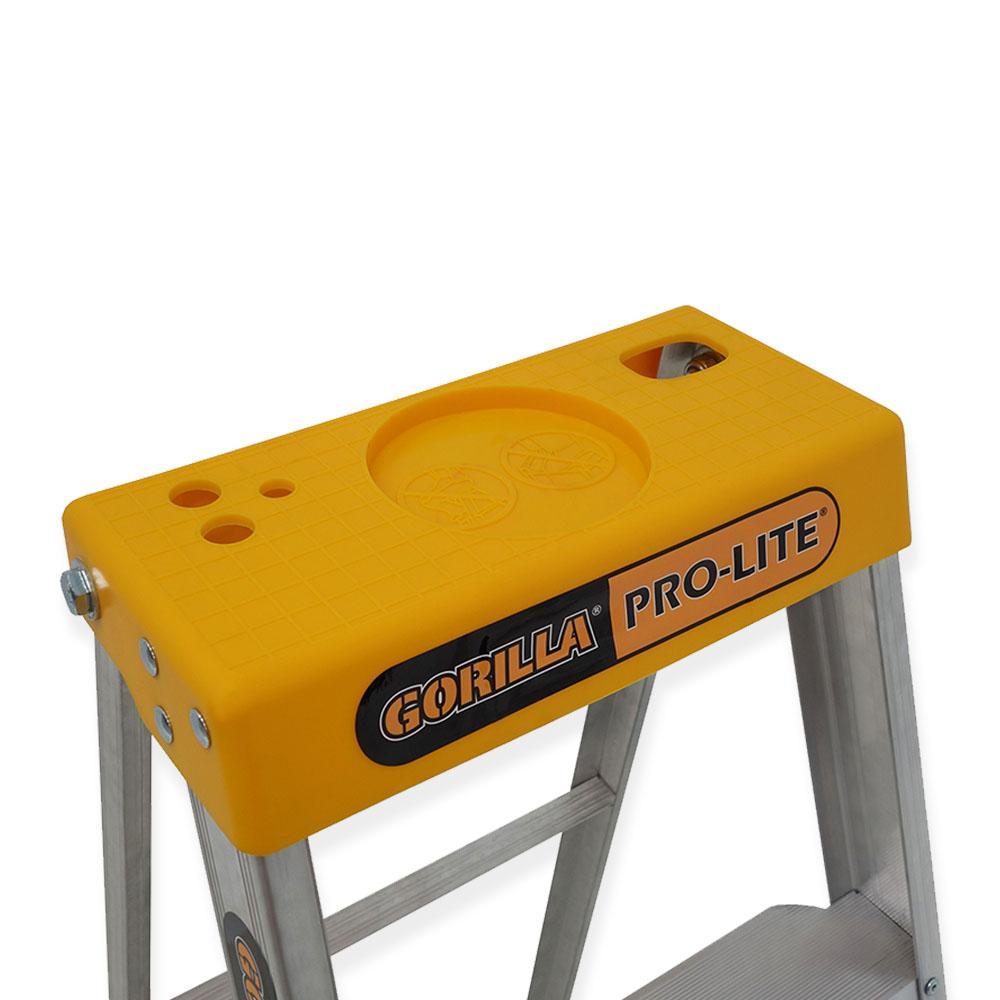Gorilla M004-PRO Pro-Lite 4 Step Single Sided Aluminium Ladder