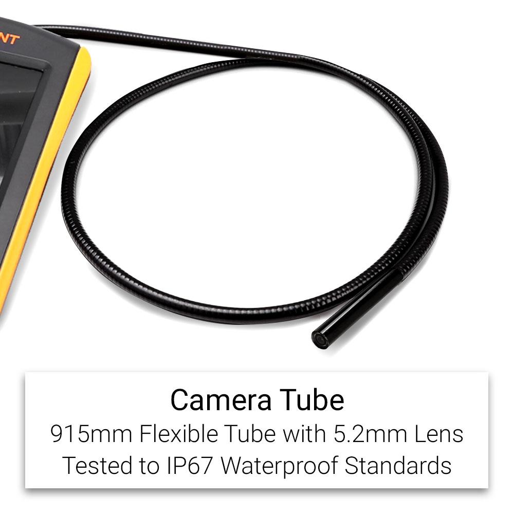 Pinpoint PP43 Waterproof Wire Borescope Inspection Camera with 4.3 ...