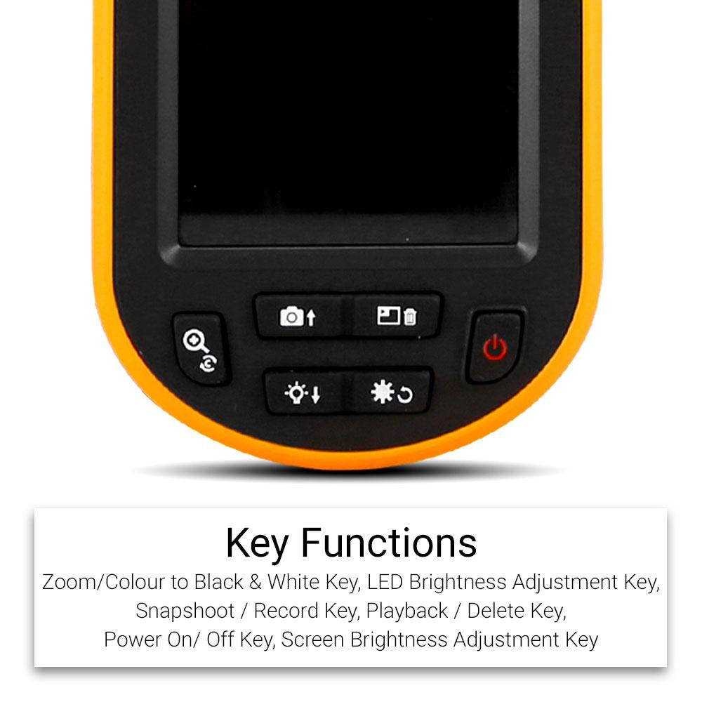 Pinpoint PP43 Waterproof Wire Borescope Inspection Camera with 4.3 ...