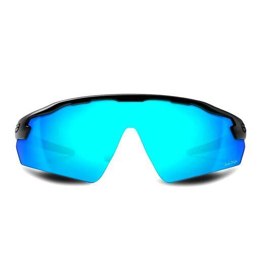 SafeStyle PHMBBT100 Phantoms Matte Black Frame Reflectors Blue Lens