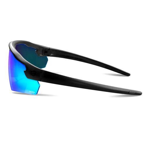 SafeStyle PHMBBT100 Phantoms Matte Black Frame Reflectors Blue Lens