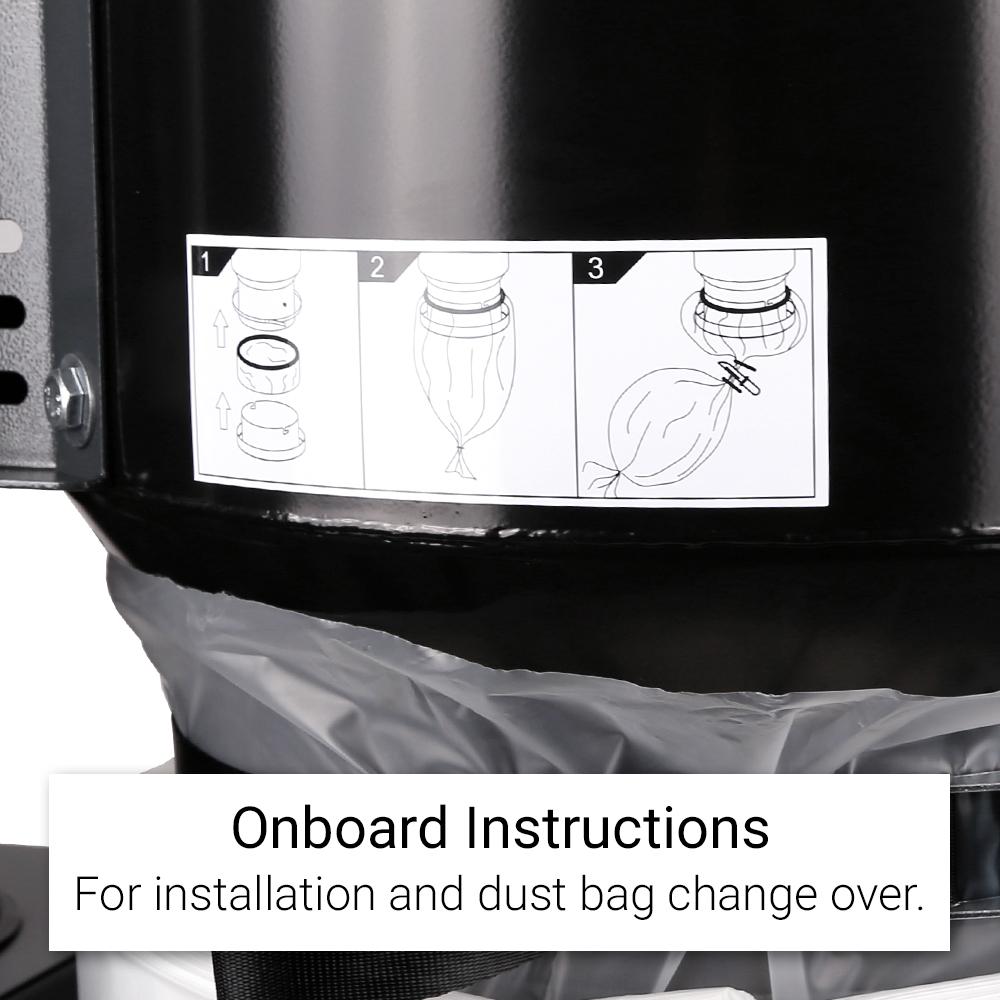 Industek IDE1200 1.2kW H-Class HEPA Vacuum Cleaner Dust Extractor