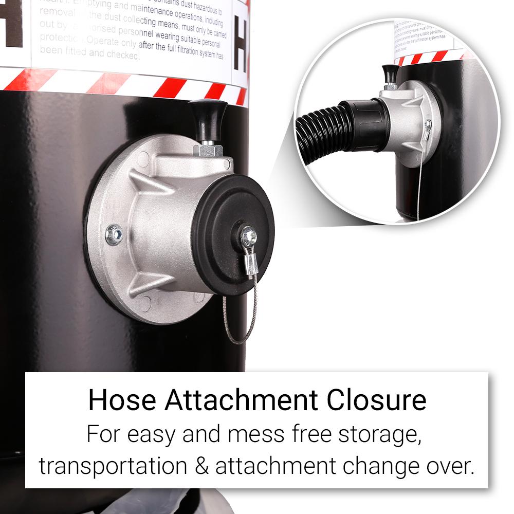 Industek IDE1200 1.2kW H-Class HEPA Vacuum Cleaner Dust Extractor